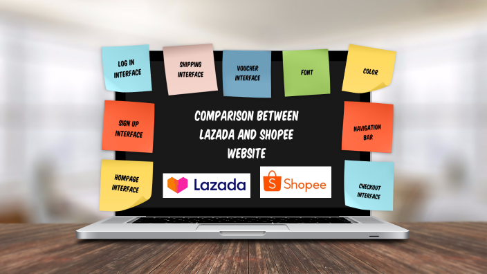 COMPARISON BETWEEN LAZADA AND SHOPEE WEBSITE by Syuk Channel on Prezi