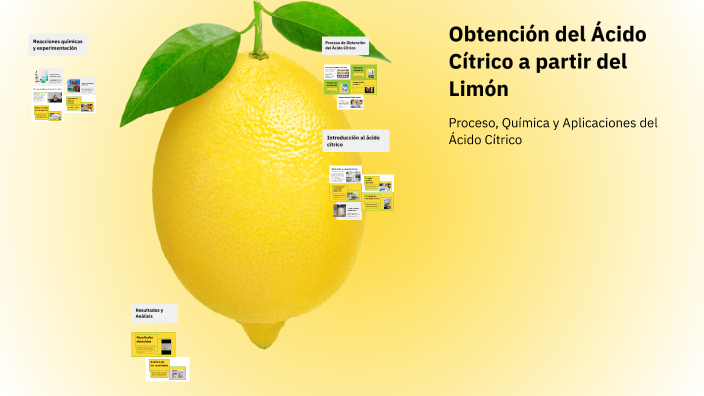 Obtención del Ácido Cítrico a partir del Limón by Irina Villasis on Prezi