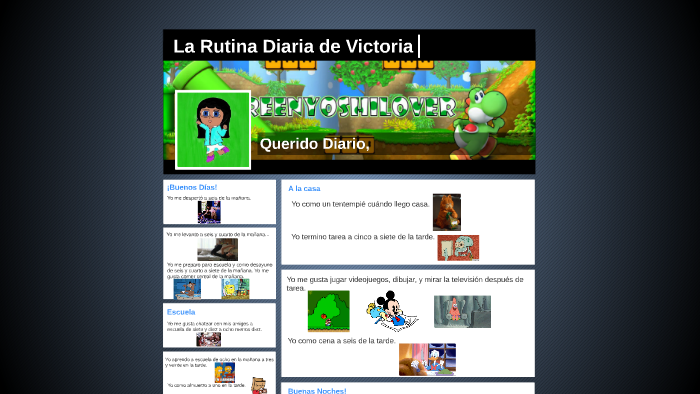 La Rutina Diaria de Victoria Goins by Victoria Goins