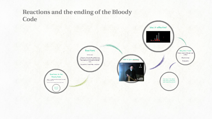 Reactions and the ending of the Bloody Code by Chloe Duce on Prezi