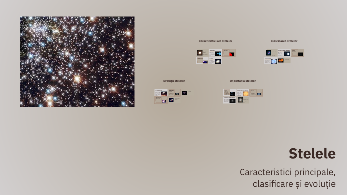 Stelele. Caracteristici principale, clasificare, evolutie by Dorin ...
