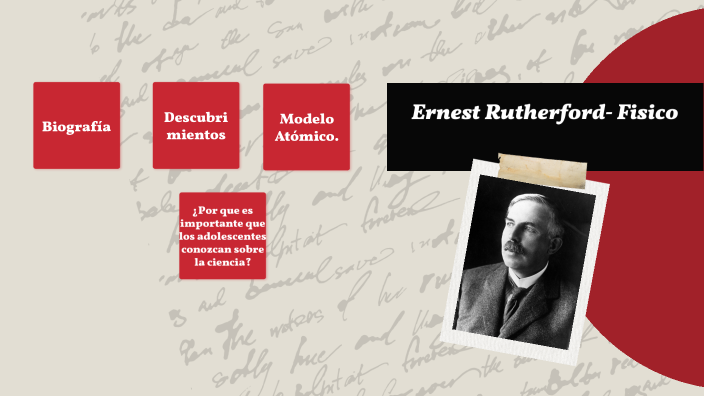 SG. Ernest Rutherford by Sofy Guzmán on Prezi