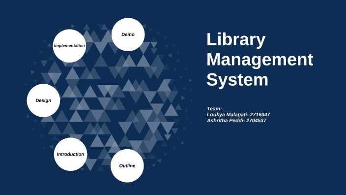 Library Management System by Ashritha Peddi on Prezi