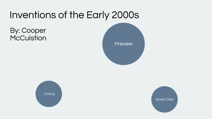 The Inventions of the Early 2000s by Cooper Mccuistion on Prezi