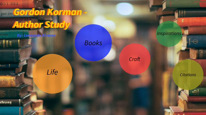 Gordon Korman - Author Study by Leonardo Alvarez on Prezi