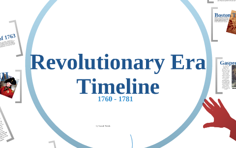 The Revolutionary Era Timeline by Hannah Matula on Prezi