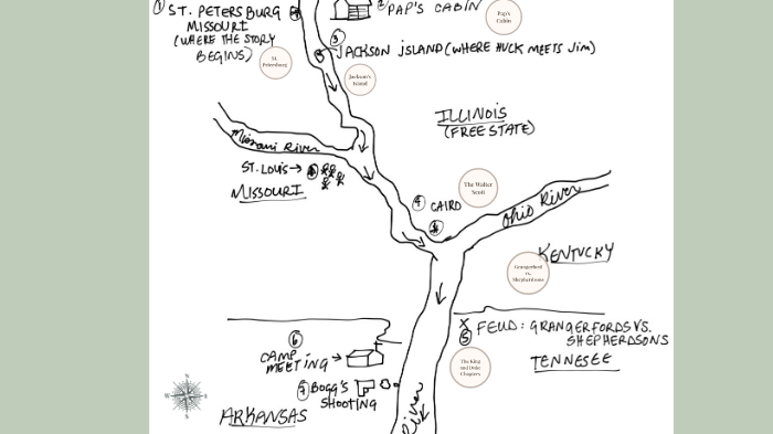 Huck Finn Interactive Map by Alan Key on Prezi