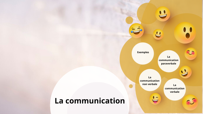 La communication verbale et non verbale by Gaelle BONNEVILLE on Prezi