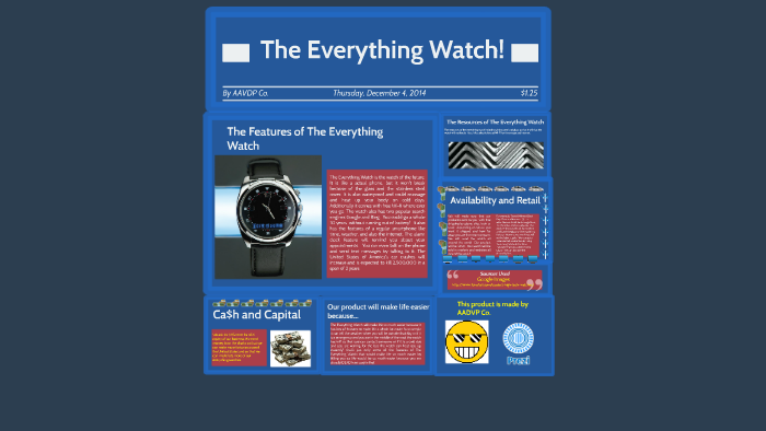 The Everything watch! by Alex Shipman on Prezi