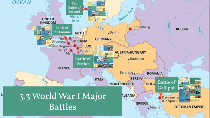 World War I Major Battles by Celina Evans on Prezi