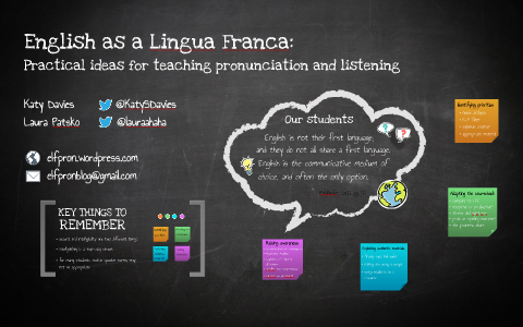 English as a Lingua Franca: Practical ideas for teaching pronunciation and listening by ELF Pron ...