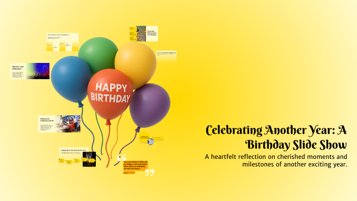 Celebrating Another Year: A Birthday Slide Show by Judi Thomas on Prezi