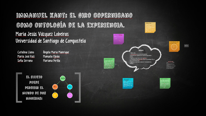 immanuel kant: el giro copernicano como ontología de la expe by Mariana ...