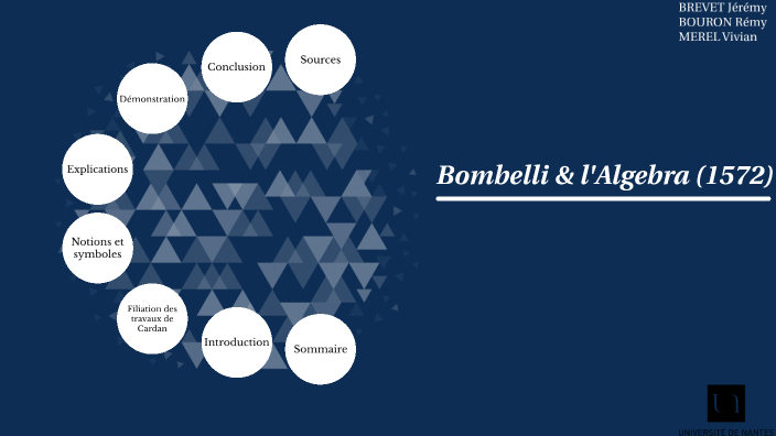 Bombelli et l'Algebra by Rémy Bouron on Prezi