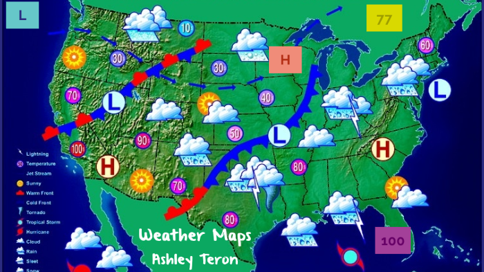weather maps by on Prezi