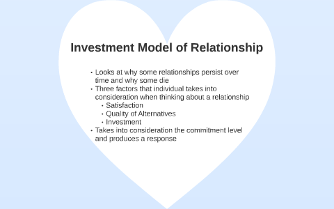 The Investment Model of Relationships by Nikki Frisz on Prezi