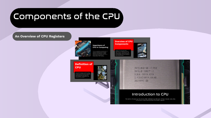 Components of the CPU by Jeff Ohio on Prezi