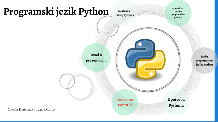 Programski jezik Python by Nikola Drežnjak on Prezi