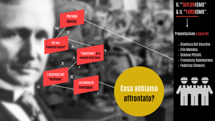 Il "taylorismo" & il "fordismo". by Gianluca Del Vecchio on Prezi