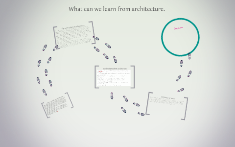 Why we should learn architecture. by