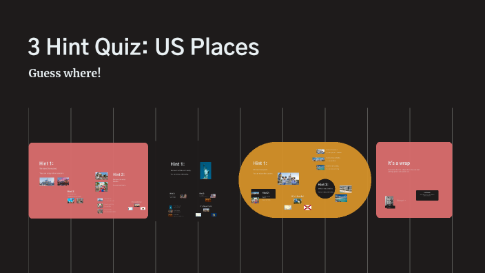 3 Hint Quiz: US Places (6th Grade) by Joshua Castro on Prezi