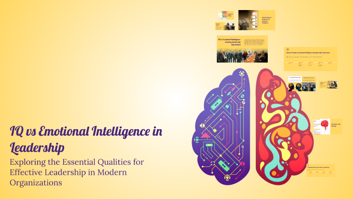 IQ vs Emotional Intelligence in Leadership by Eiman Muhammad Ashraf on ...