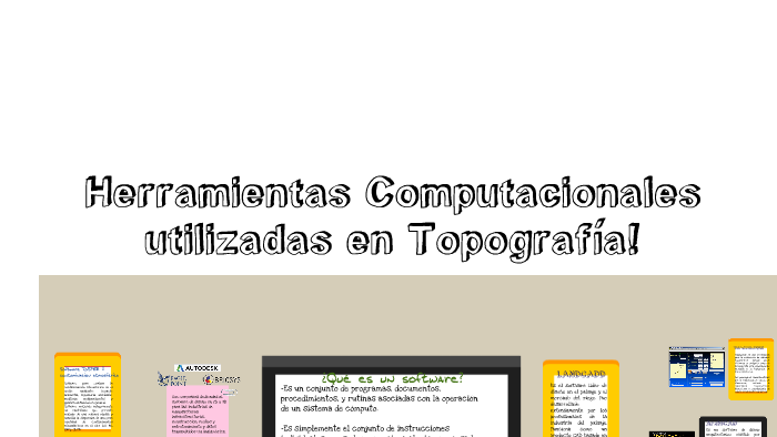 herramientas computacionales utilizadas en topografia by alice boutet ...