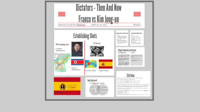 Dictators - Then And Now by Jasmine Lee on Prezi
