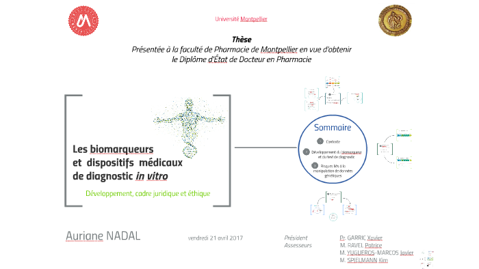 Biomarqueurs et DMDIV - Soutenance Thèse Pharmacie 21/04/2017 by ...