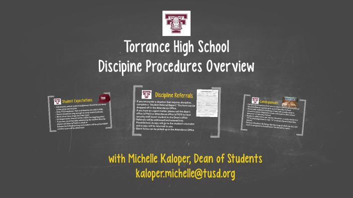 Discipline overview for teachers by Michelle Kaloper on Prezi