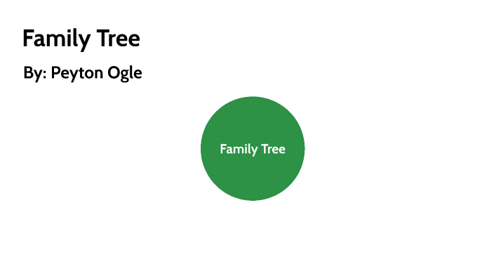 Family Tree by Peyton Ogle on Prezi