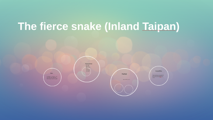 The fierce snake (Inland Taipan) by Brady Theisen on Prezi