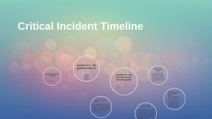 Critical Incidents Timeline by lynsie brown on Prezi
