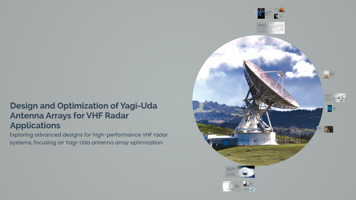 Design and Optimization of Yagi-Uda Antenna Arrays for VHF Radar ...