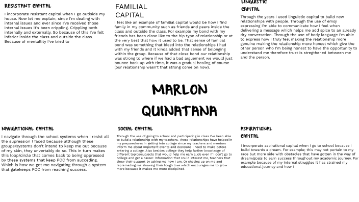 Community Cultural Wealth Diagram/Thinking Map by MARLON QUINTANA on Prezi