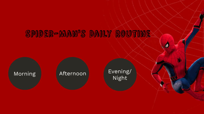 Spiderman´s Daily Routine by Maria Luiza on Prezi