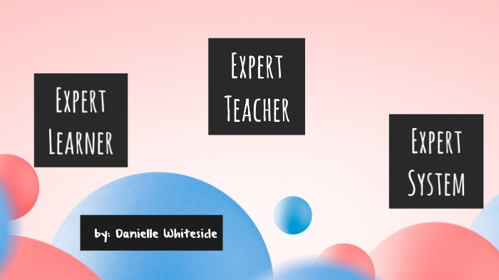 Expert Learners, Expert Teachers, Expert Systems by Danielle Whiteside ...