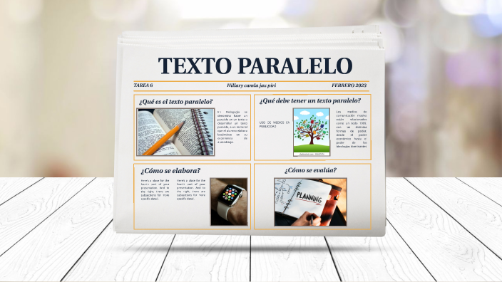 Texto paralelo by HILLARY PIRIR on Prezi