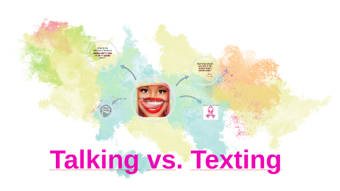talking vs. texting by iceses billard on Prezi