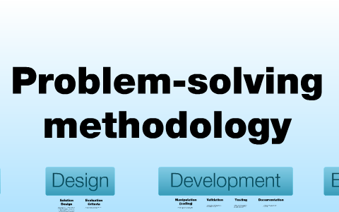 Problem Solving Methodology (PSM) by Kieran Skewes on Prezi