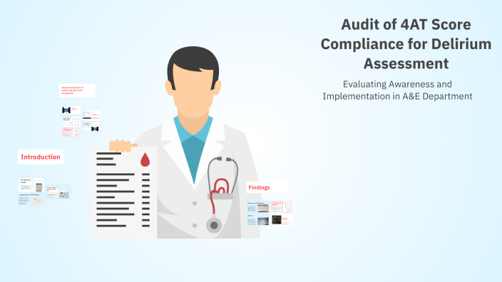 Audit of 4AT Score Compliance for Delirium Assessment by Hussain ...