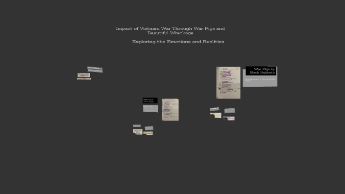 Impact of Vietnam War Through War Pigs and Beautiful Wreckage by Mylee ...