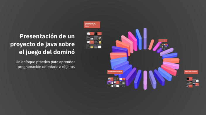 Presentación de un proyecto de java sobre el juego del dominó by ...