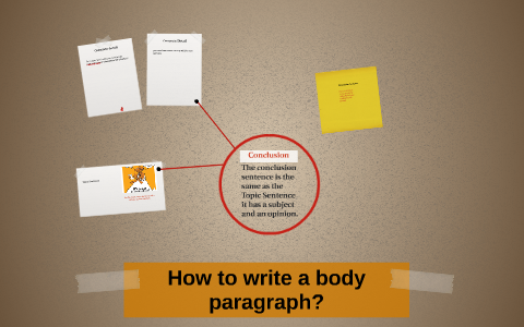 How to write a body paragraph? by Jose Vega on Prezi