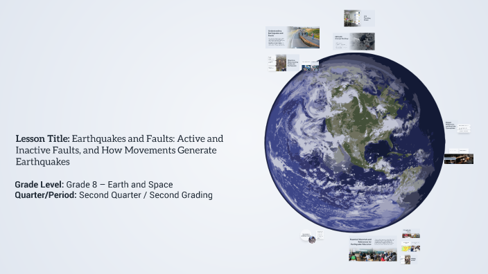 Understanding Earthquakes and Faults: A Lesson Plan for Grade 8 by ...