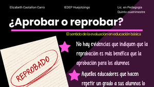 ¿APROBAR O REPROBAR? by Ely Carro on Prezi Design