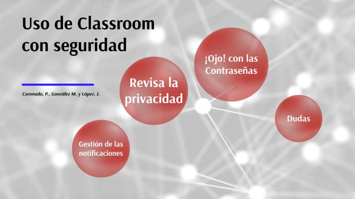 Uso de Classroom con seguridad by Jose Lopez on Prezi