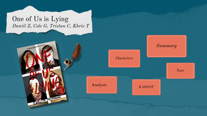 One Of Us Is Lying Project By Daniil Zinovev On Prezi