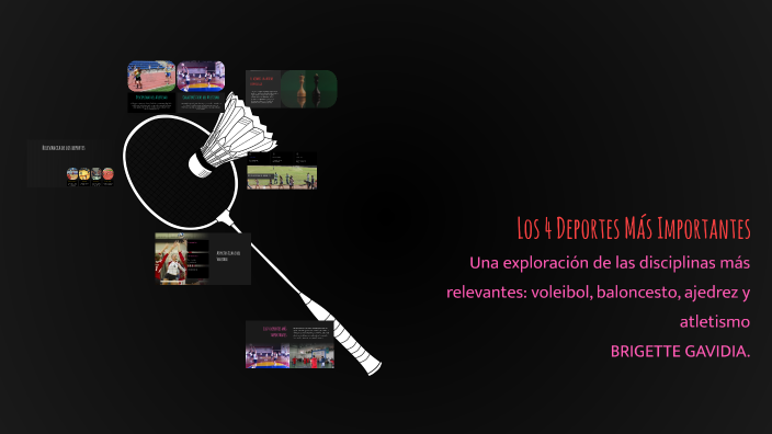 Los 4 Deportes Más Importantes by Brigette Gavidia on Prezi