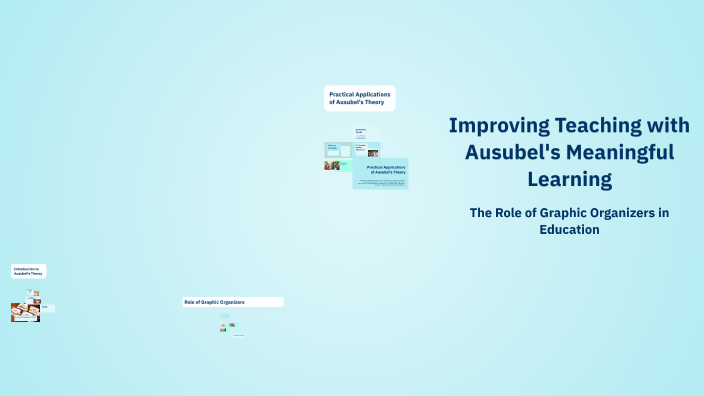 Improving Teaching with Ausubel's Meaningful Learning by JAMES CARLO ...
